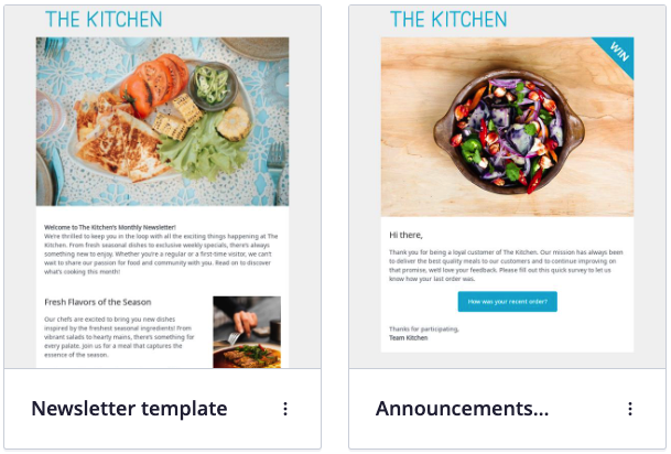 Manage client email templates